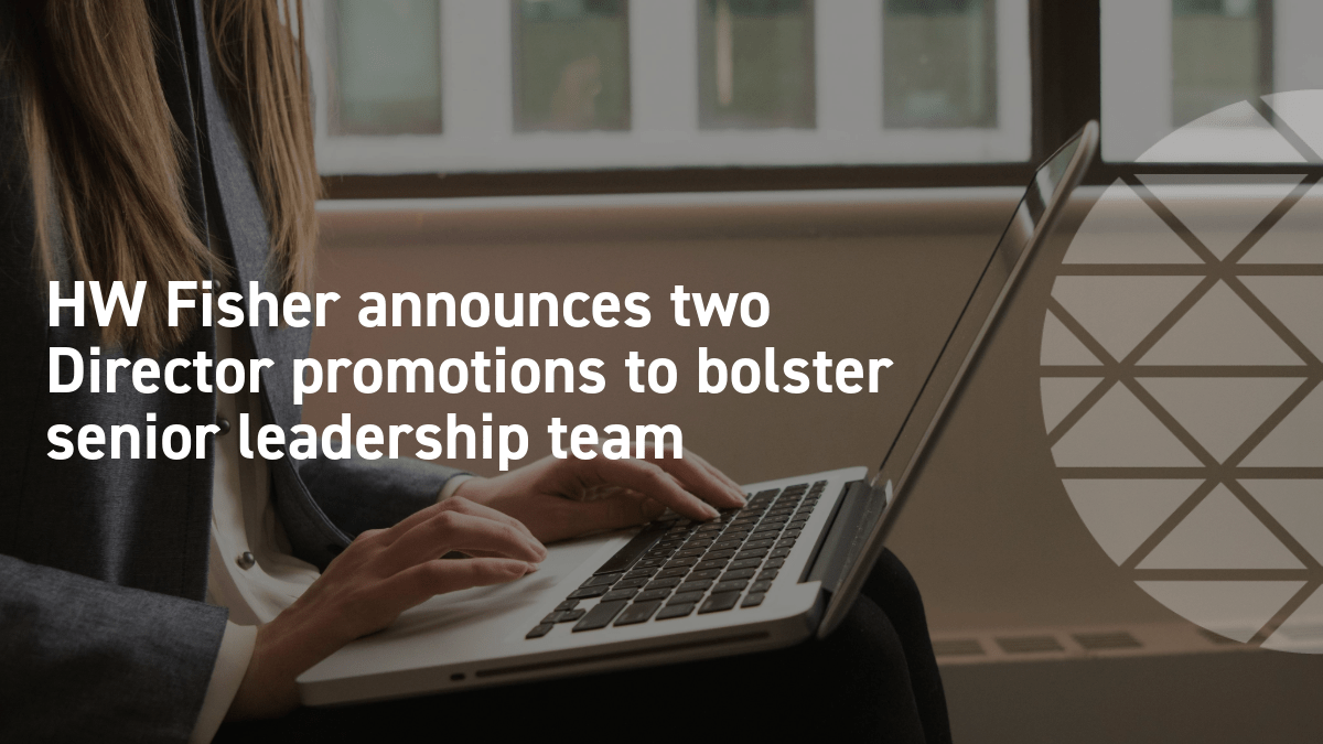 HW Fisher announces two Director promotions to bolster senior ...